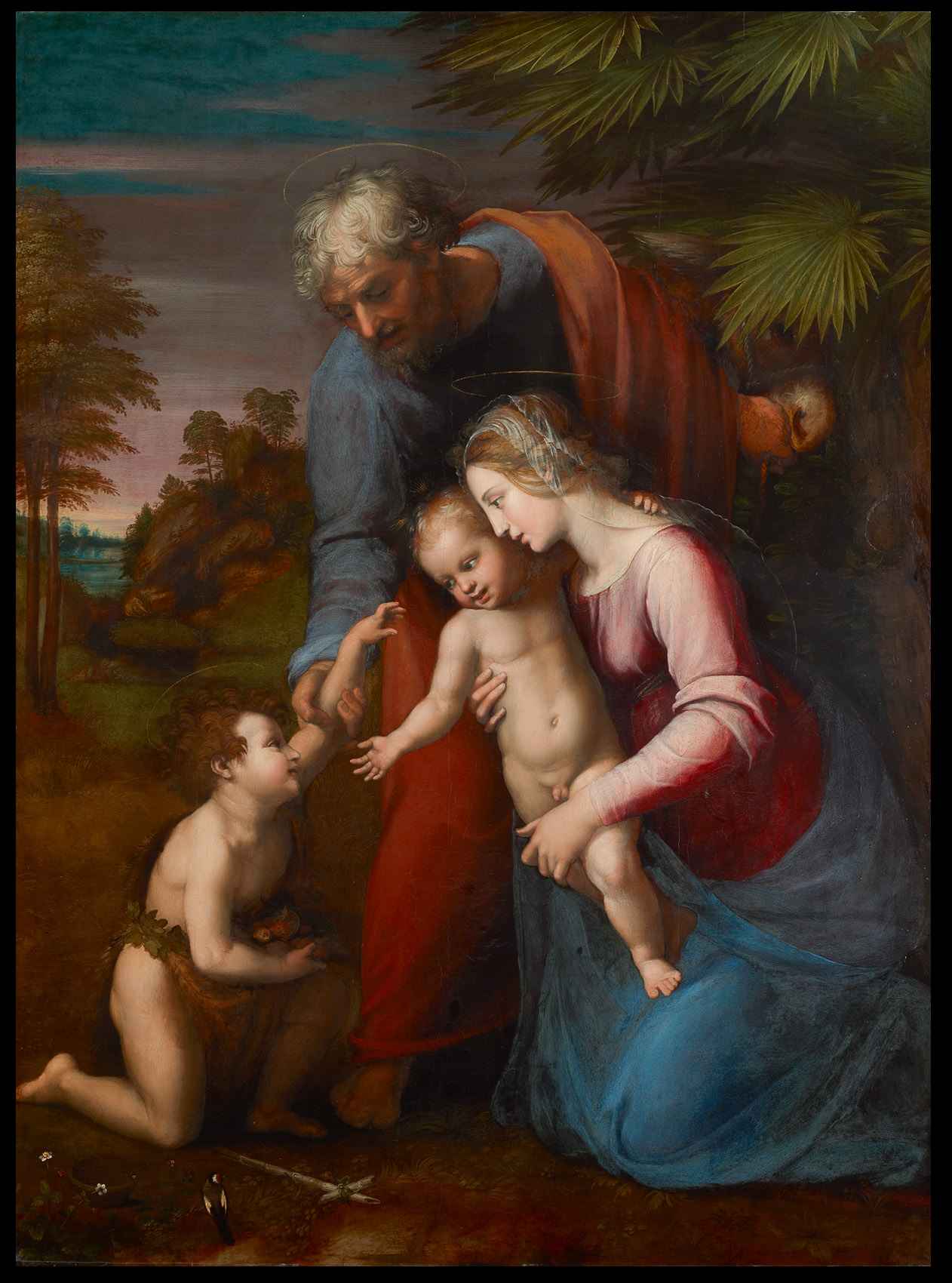Heilige Familie mit Johannesknaben - Kunstwerke - Kunsthistorisches Museum - KHM.at