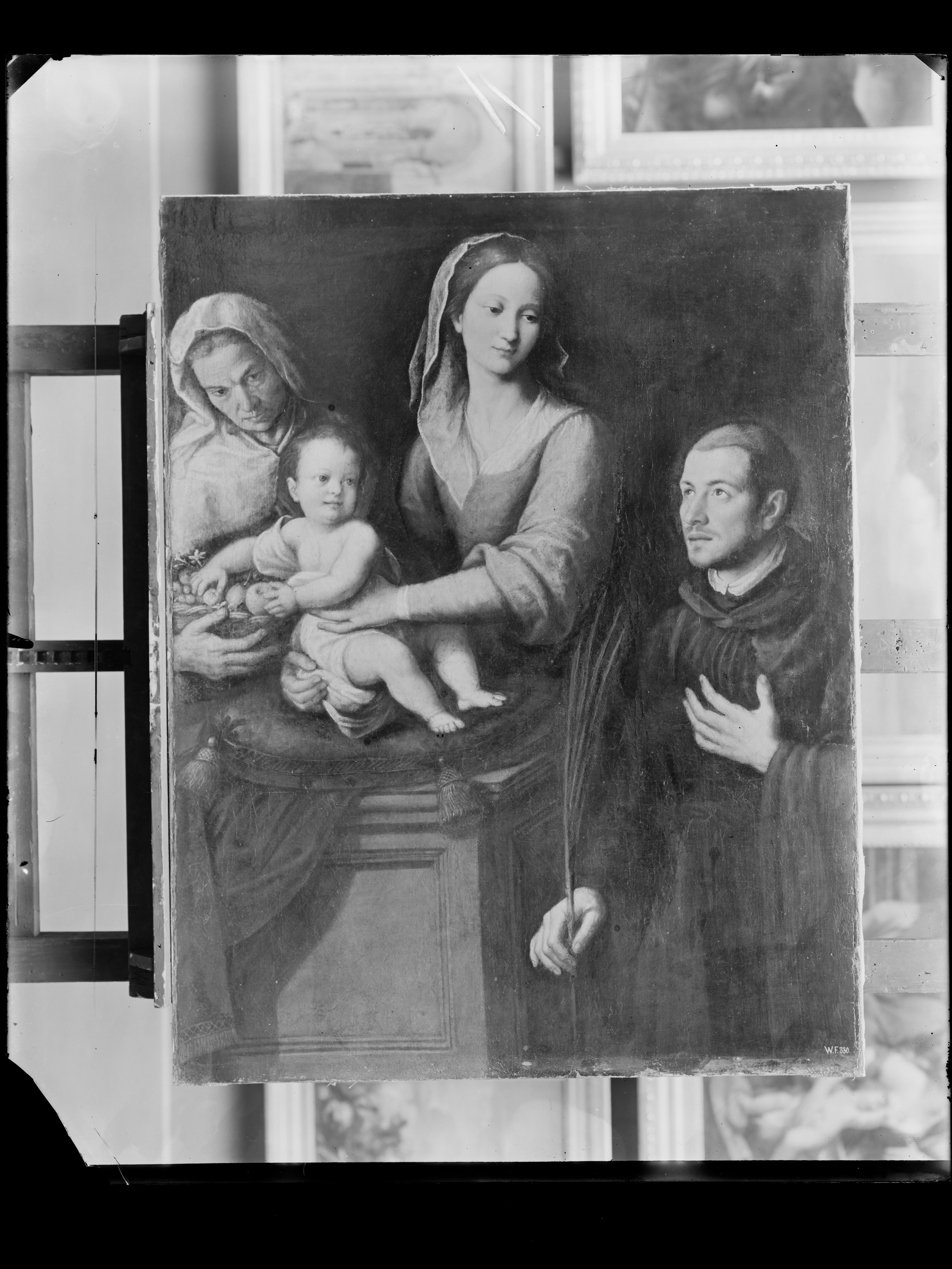 Madonna mit dem Kinde, der heiligen Anna und dem heiligen Gaetano von ...