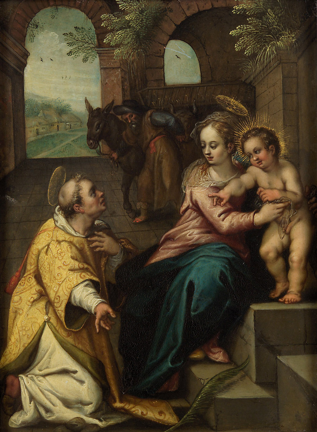 Heilige Familie mit hl. Stephanus - Kunstwerke - Kunsthistorisches ...