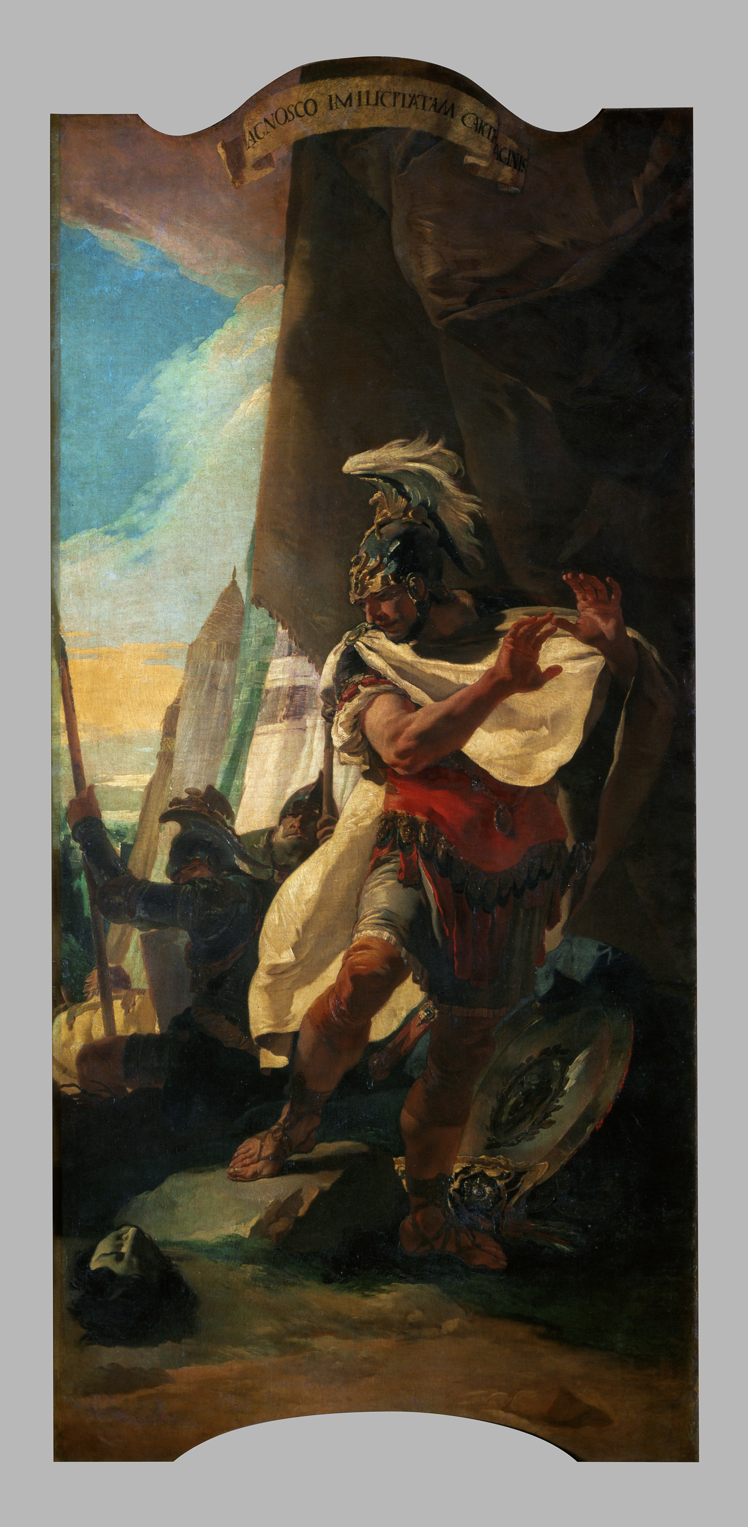 Hannibal Recognising the Head of His Brother Hasdrubal - Artworks ...