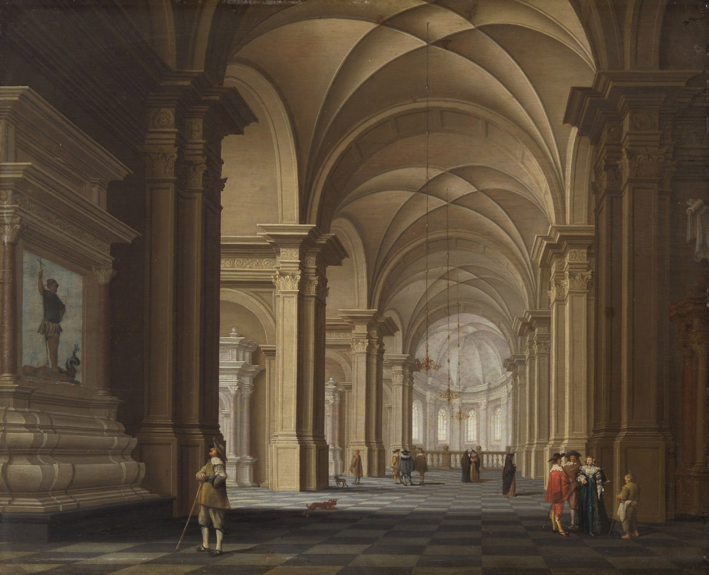 Inneres einer gotischen Kirche - Kunstwerke - Kunsthistorisches Museum ...