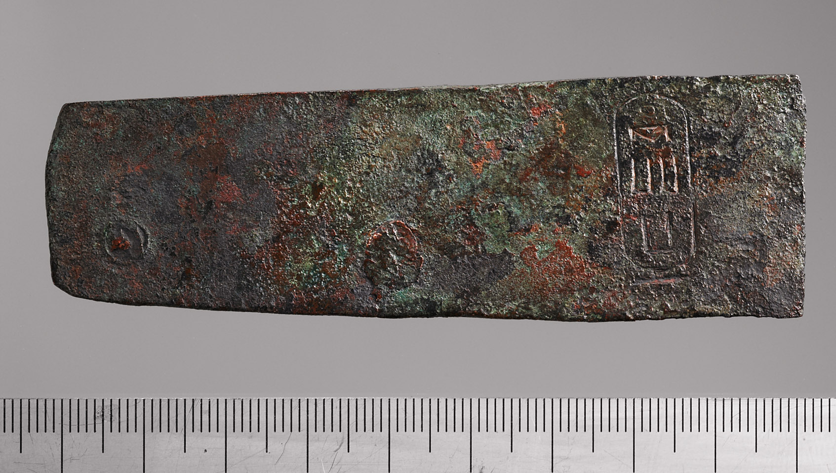Adze blade with the name of Amenemhet II - Artworks - Kunsthistorisches ...
