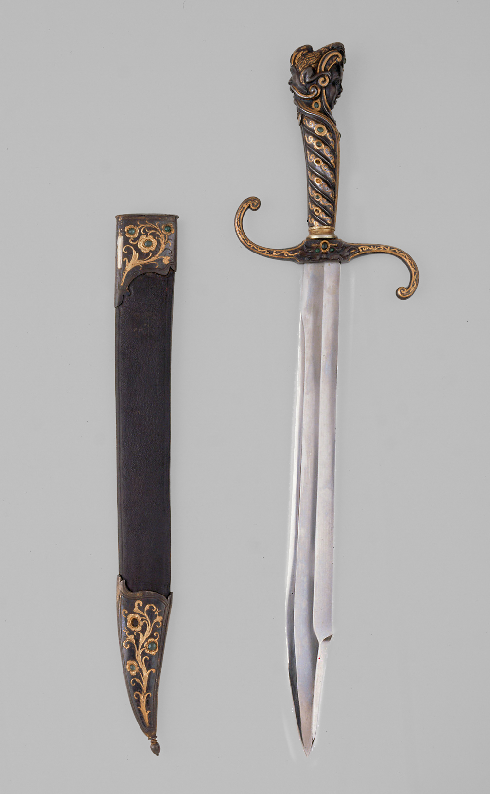 Dolch, in Form eines kleinen Krummschwertes - Artworks ...