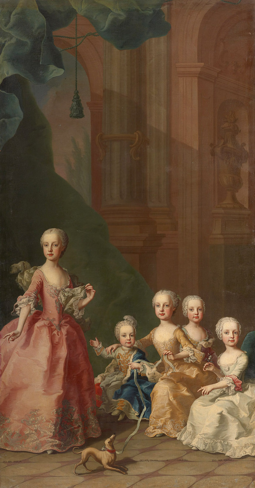 Fünf Kinder der Maria Theresia - Kunstwerke - Kunsthistorisches Museum - KHM.at