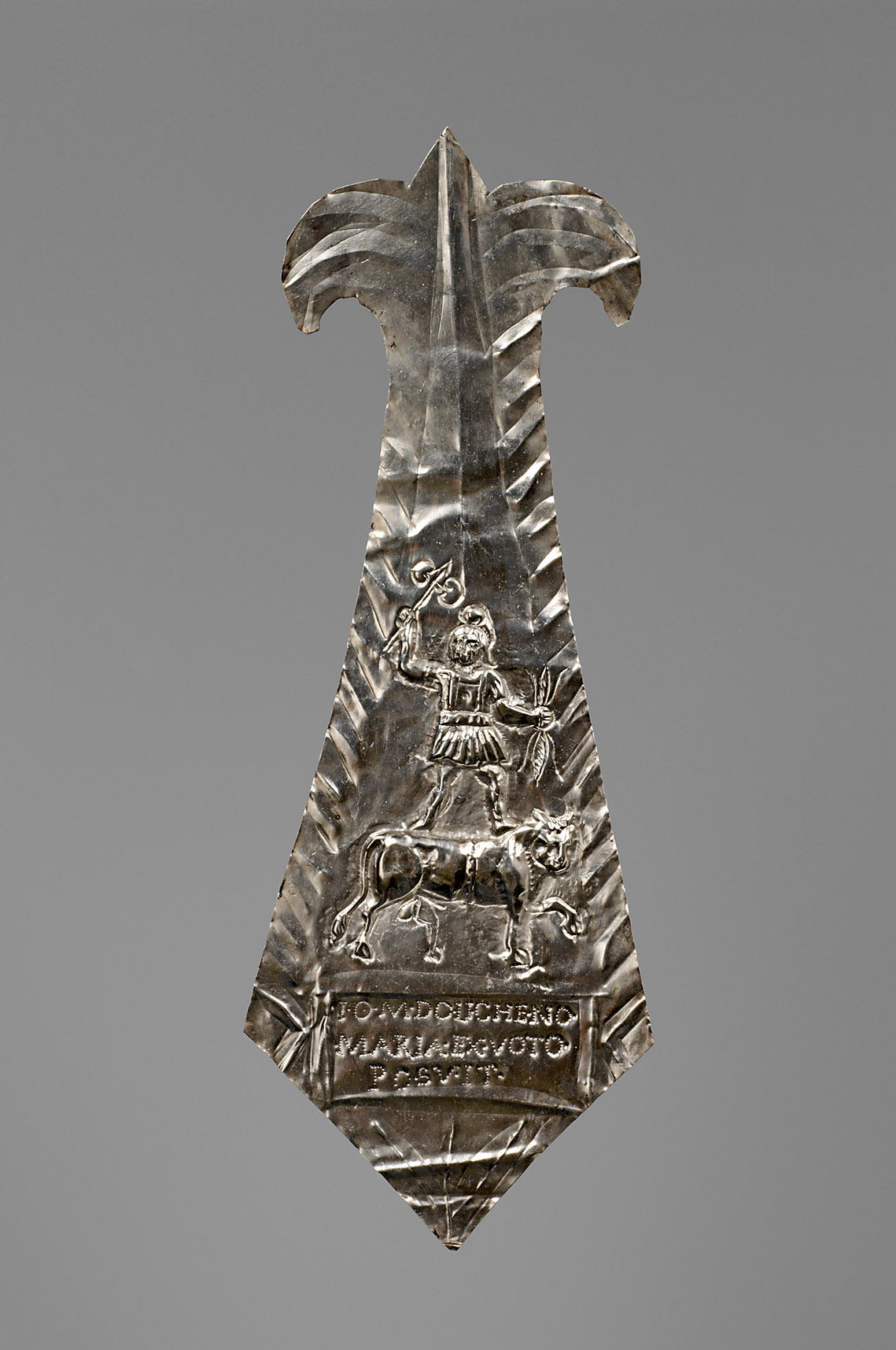 Silbervotiv mit Jupiter Dolichenus - Kunstwerke - Kunsthistorisches ...