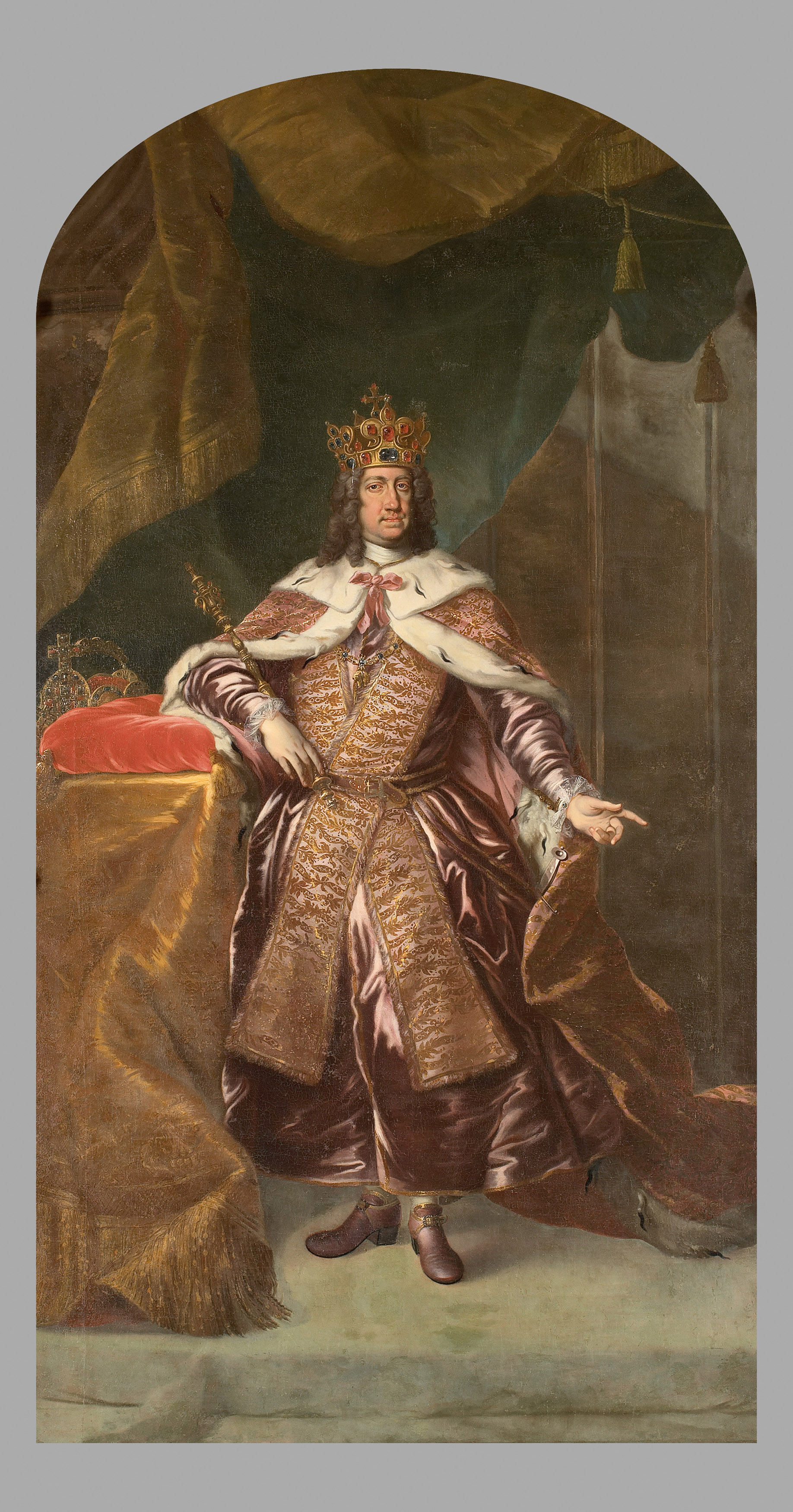 Karl VI. (1685-1740) im böhmischen Königsornat - Kunstwerke ...