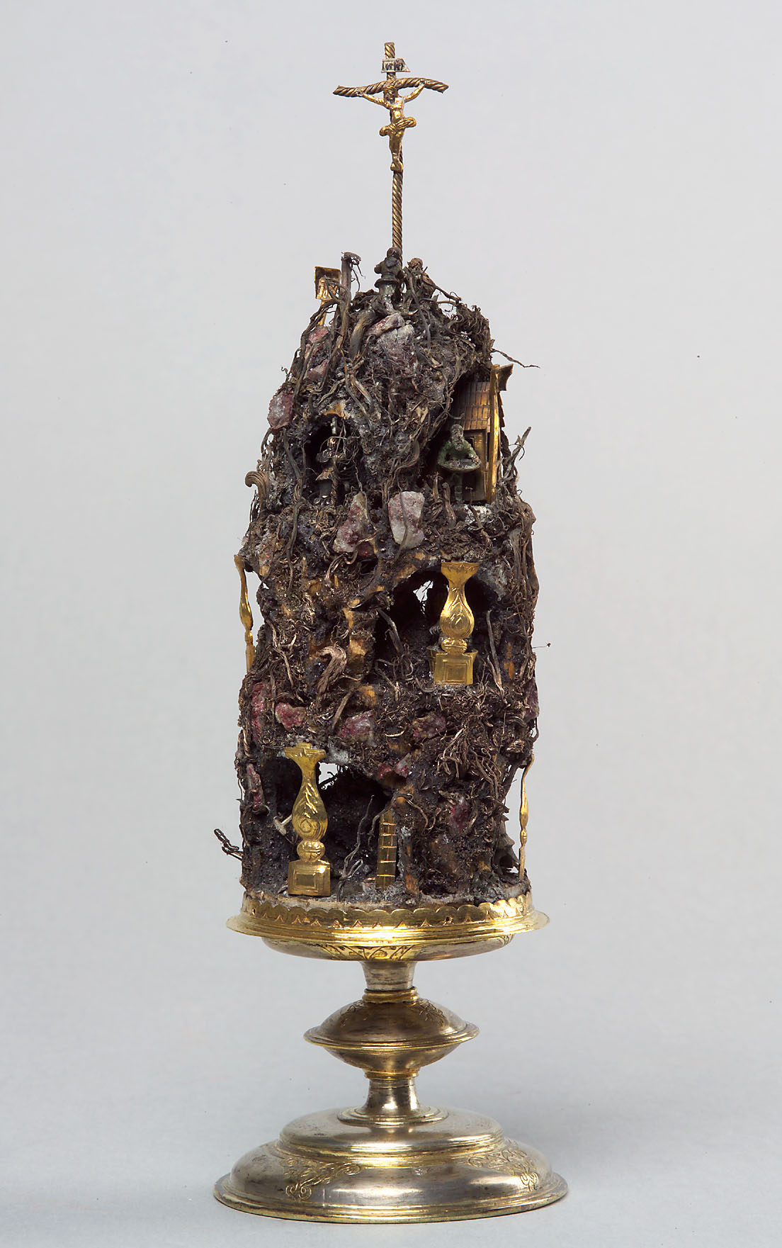 Handstein mit Bergwerk und Kreuzigung - Kunstwerke - Kunsthistorisches Museum - KHM.at